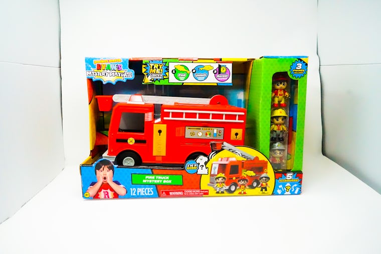 'Ryan's Mystery Playdate' Fire Truck From Ryan's World Star Is Full Of ...
