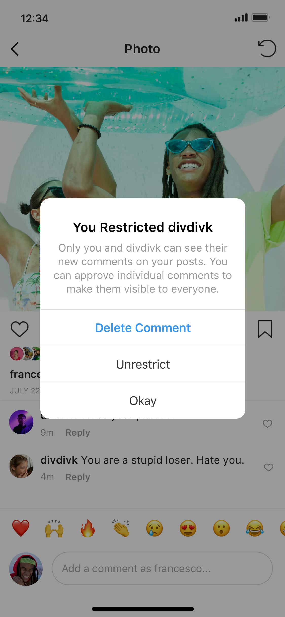 Here's How To Use Instagram's Restrict Feature To Filter Out Negativity