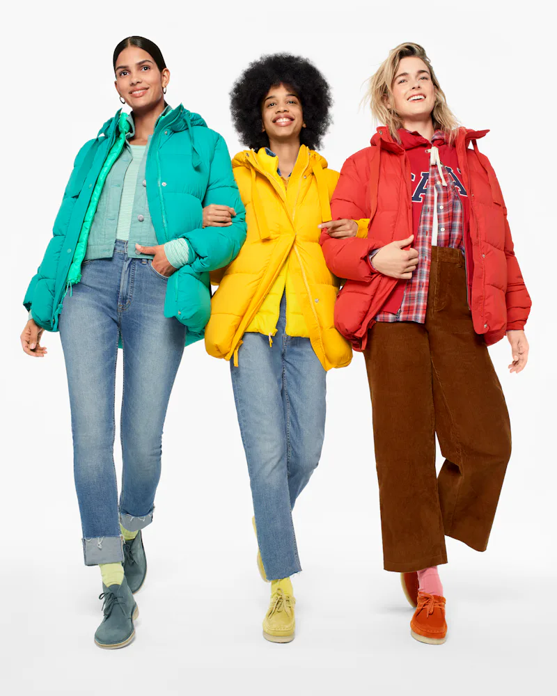 Gap's Upcycled Puffer Was Made From 40 Water Bottles