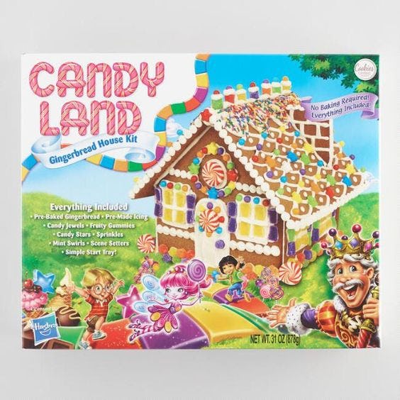 This Candy Land Gingerbread House Kit Is Holiday Nostalgia