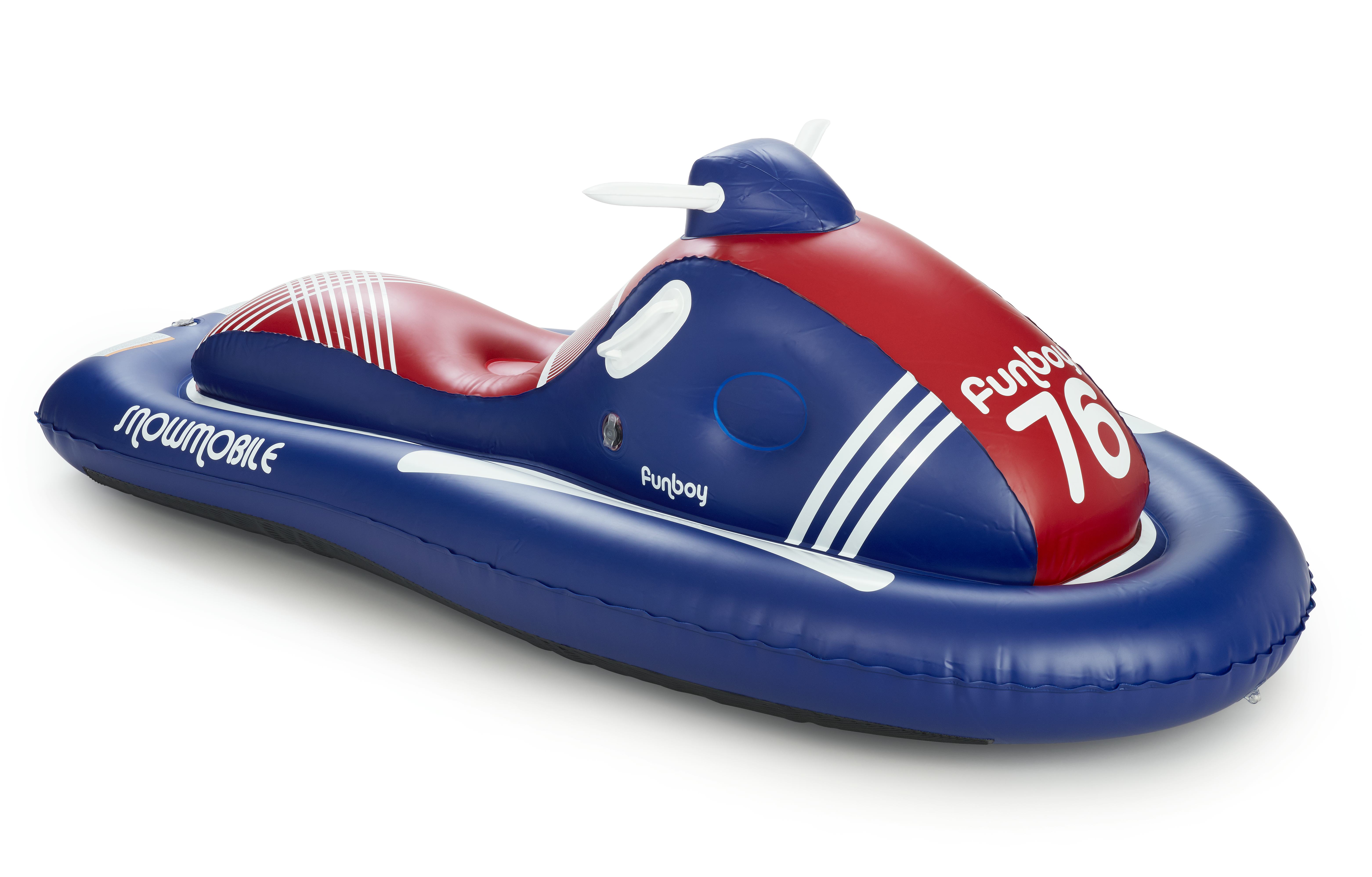 FUNBOY's Inflatable Snowmobile Sled Is Perfect For Retro Winter Fun