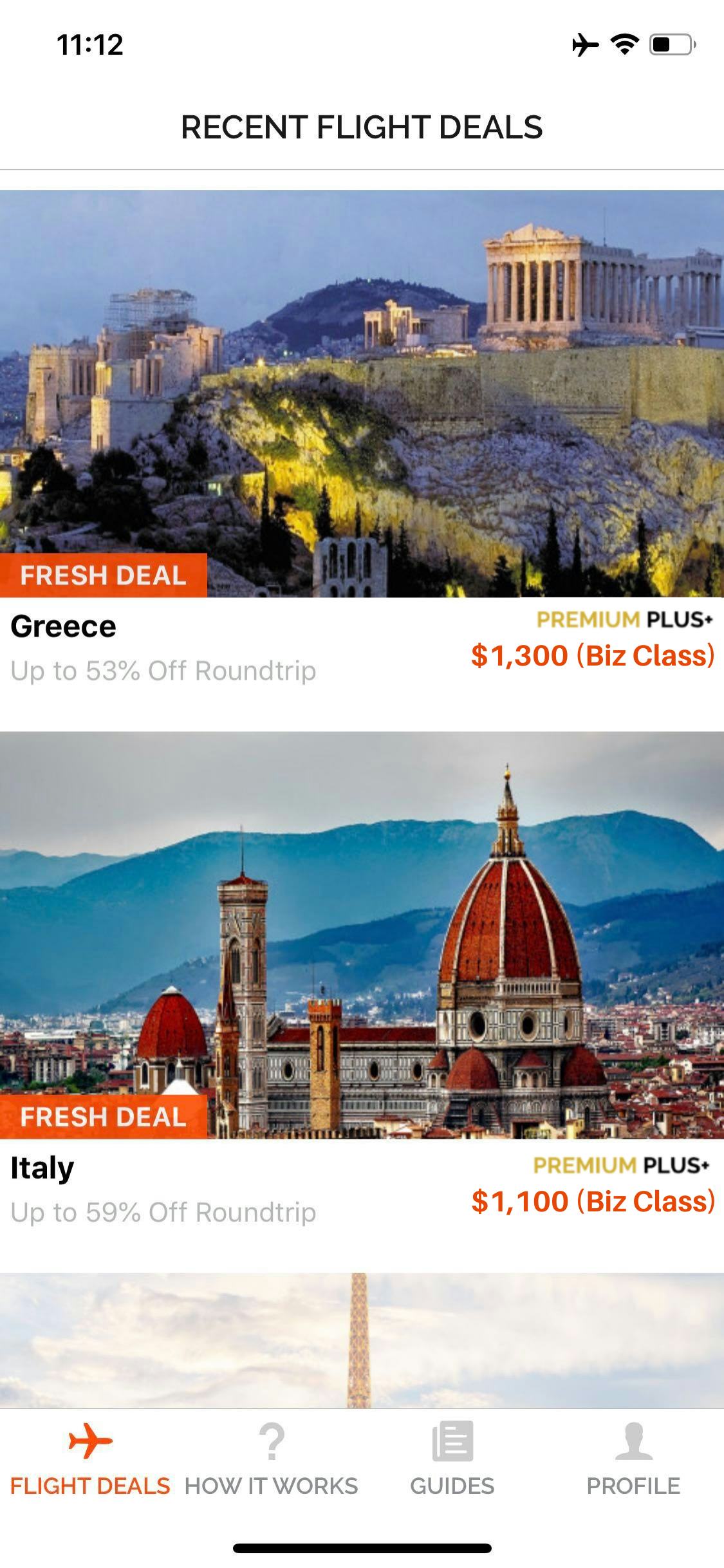 Dollar Flight Club's Premium Plus+ Flight Deals Include First-Class Steals