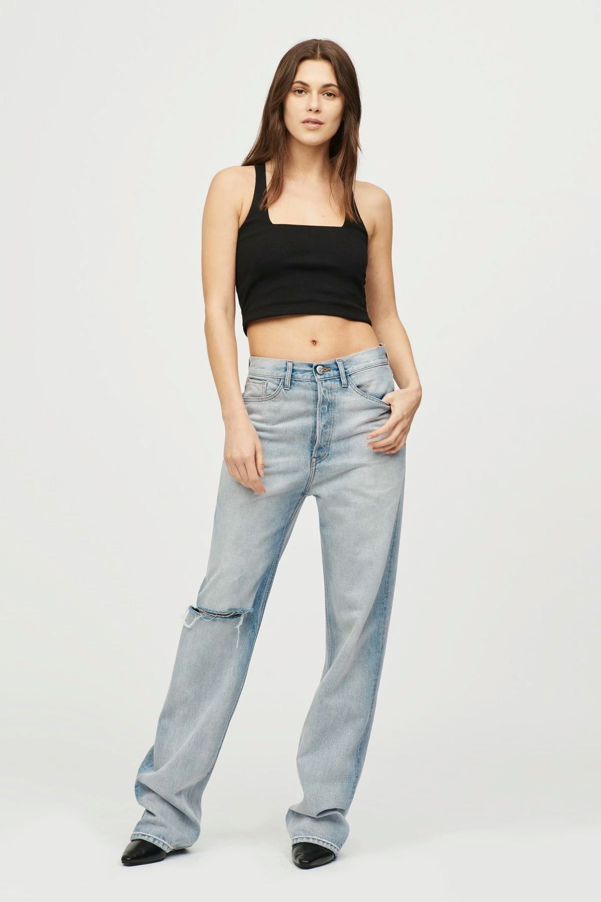 Mimi Cuttrell's 3x1 Collaboration Features These 2 Retro Denim Trends