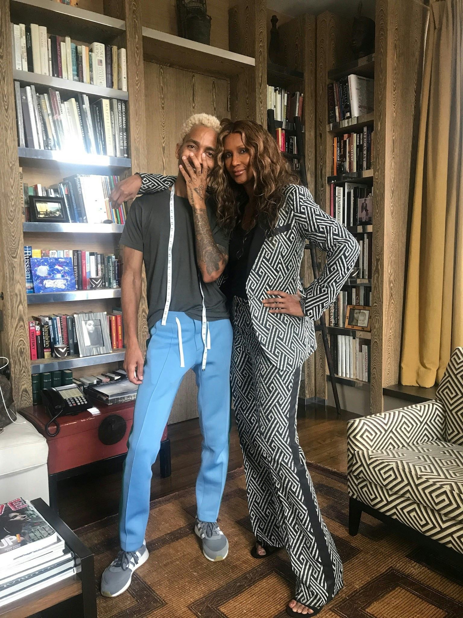 Iman Refuses To Follow Trends And Prizes Pantsuits And 5-Inch Heels
