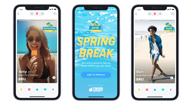 Tinder U’s Spring Break Card Will Help You Swipe Right On Spring Break ...