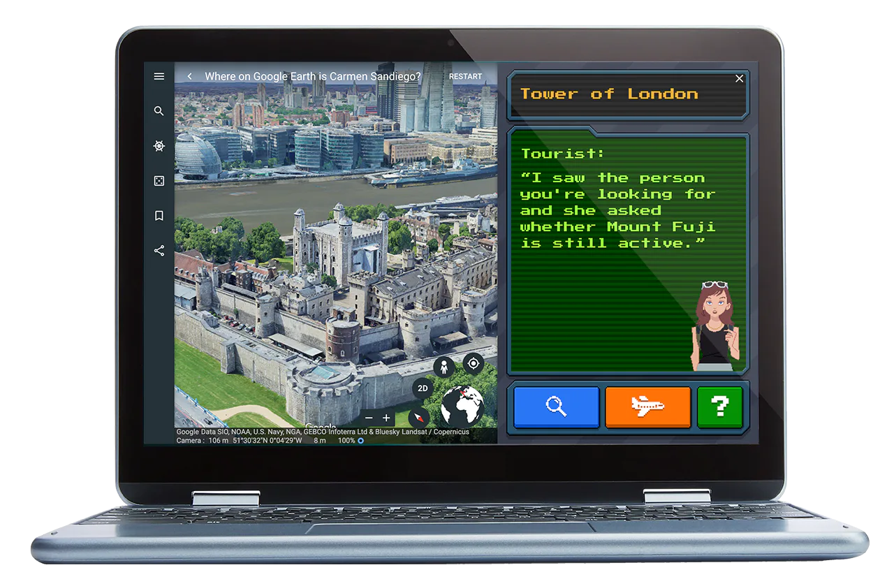 Google Earth's New Carmen Sandiego Video Game Is A Super Nostalgic ...