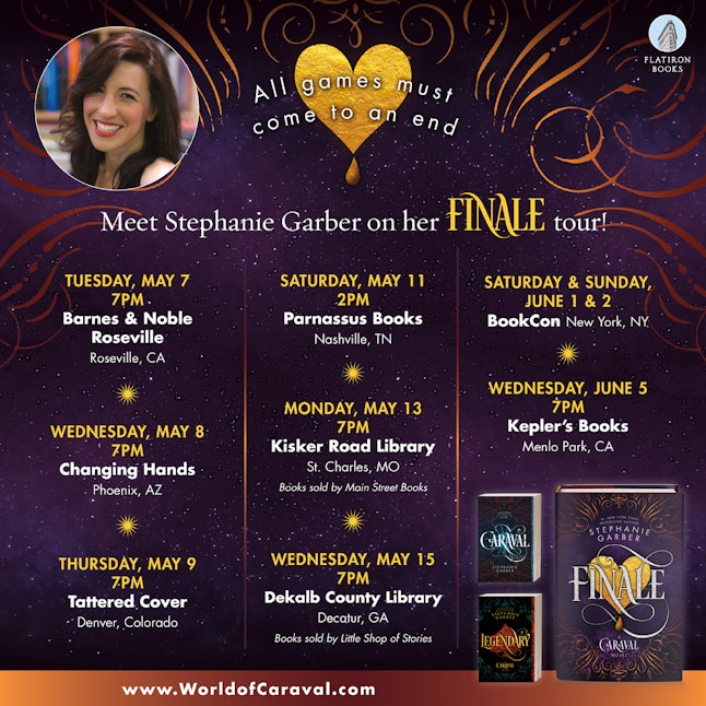 See Where 'Finale' Author Stephanie Garber Is Going On Tour This Year ...
