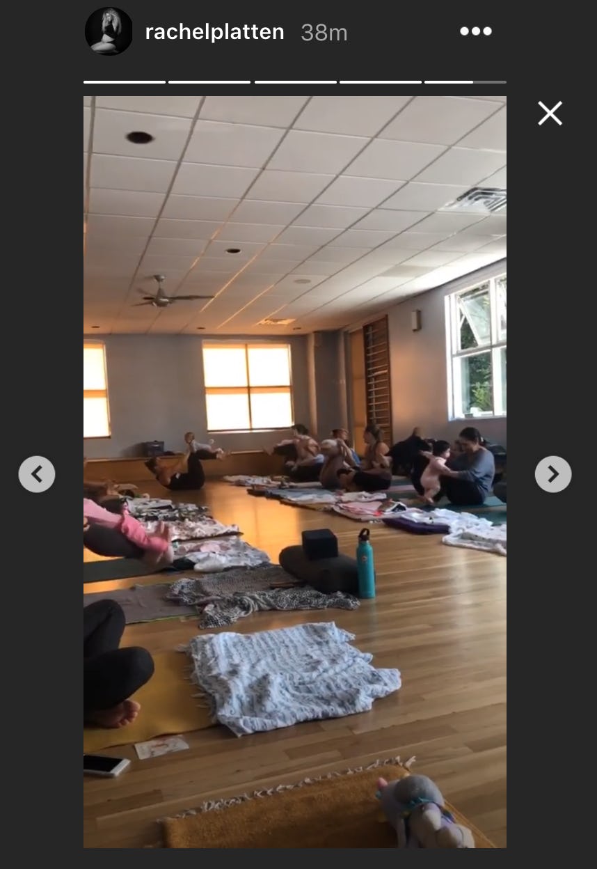 Rachel Platten Took Daughter Violet To Baby Yoga, & The Videos Are Adorable