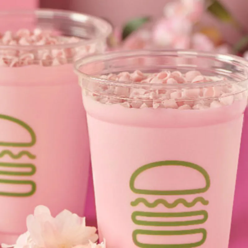Shake Shack’s New Cherry Blossom Shake Is The Prettiest Sip For Spring