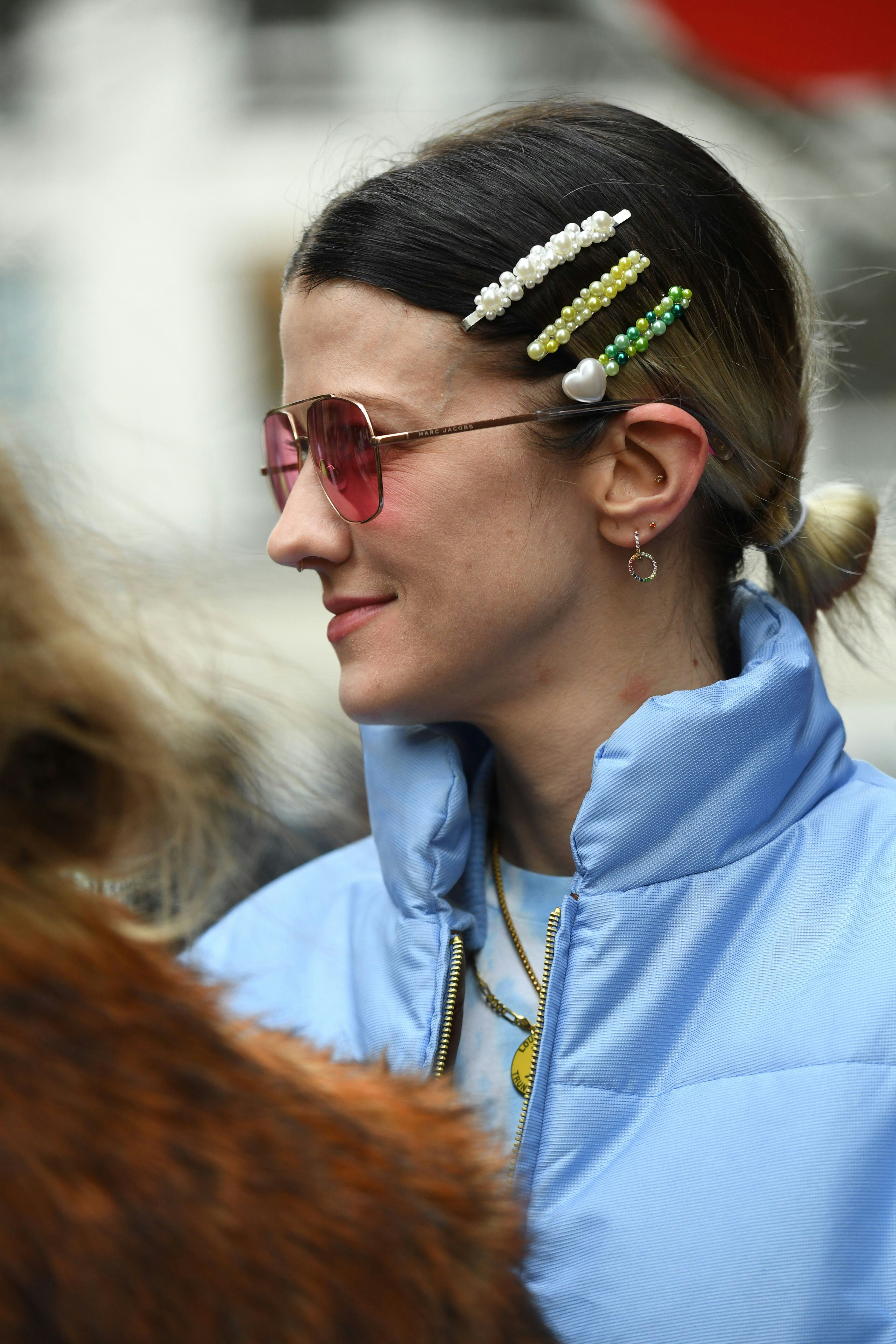 The Hair Clip Street Style Trend Was Everywhere During Fashion Month ...