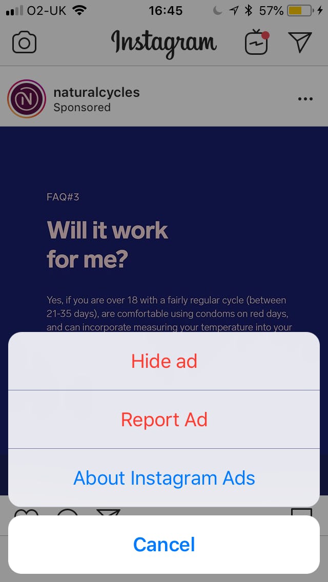 How To Change Your Ads On Instagram & Access The "Interests" Section