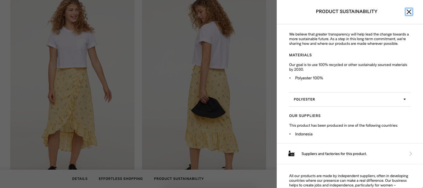 H&M Now Gives Supply Chain Info For Each Item — Including The Factory ...