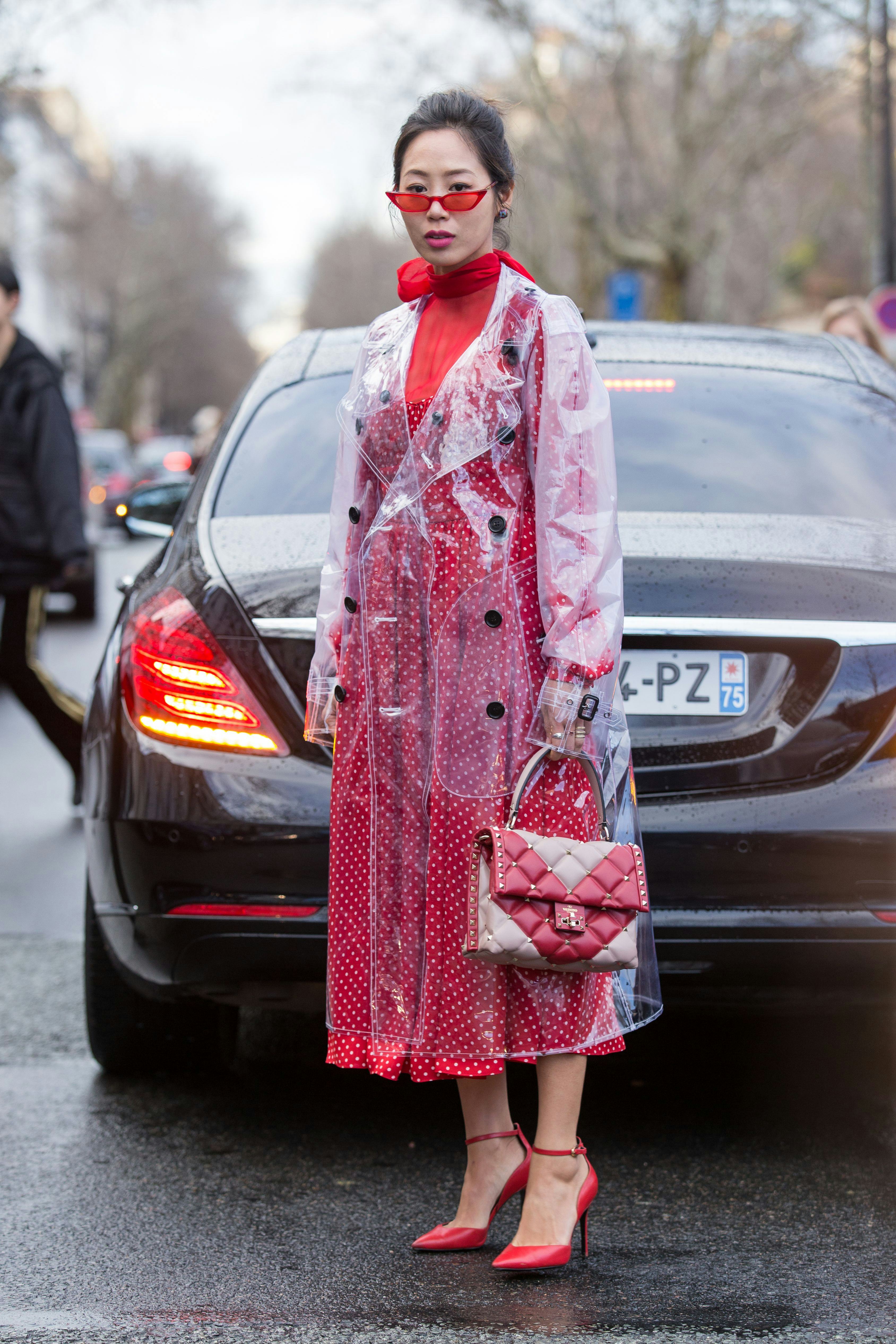 The Clear Jacket Trend Is The Best Way To Show Off A Really Good Outfit