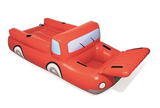 This Pickup Truck Pool Float Has A Built-In Cooler, & Of Course You Need It