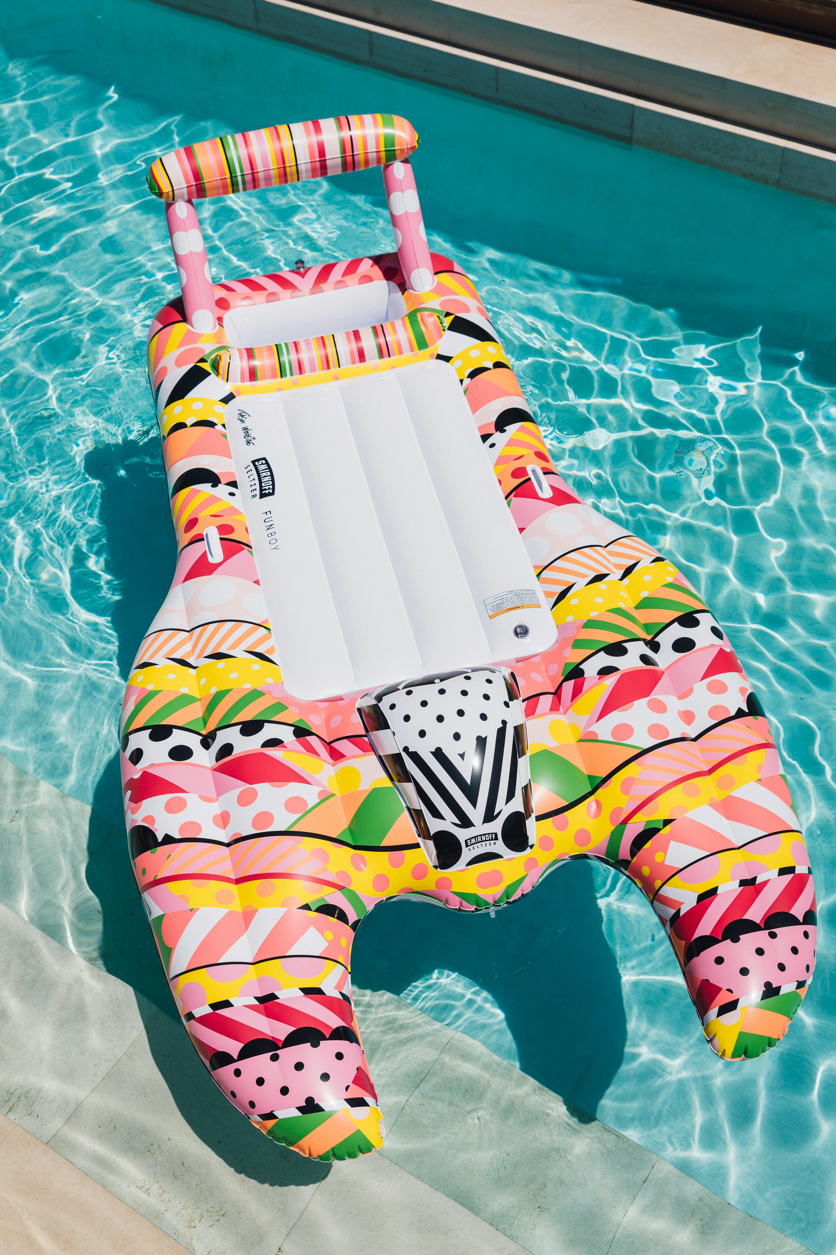 This Hydroplane Pool Float From FUNBOY & Smirnoff Seltzer Is A Colorful ...