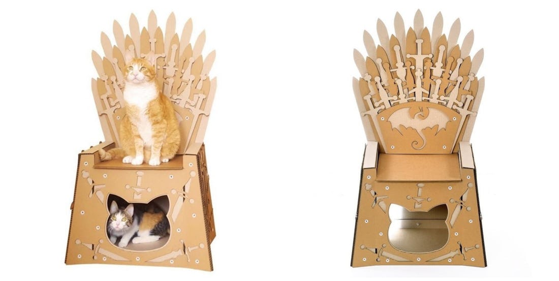 This 'Game Of Thrones' Cardboard Cat House Lets Your Pet Literally Live ...