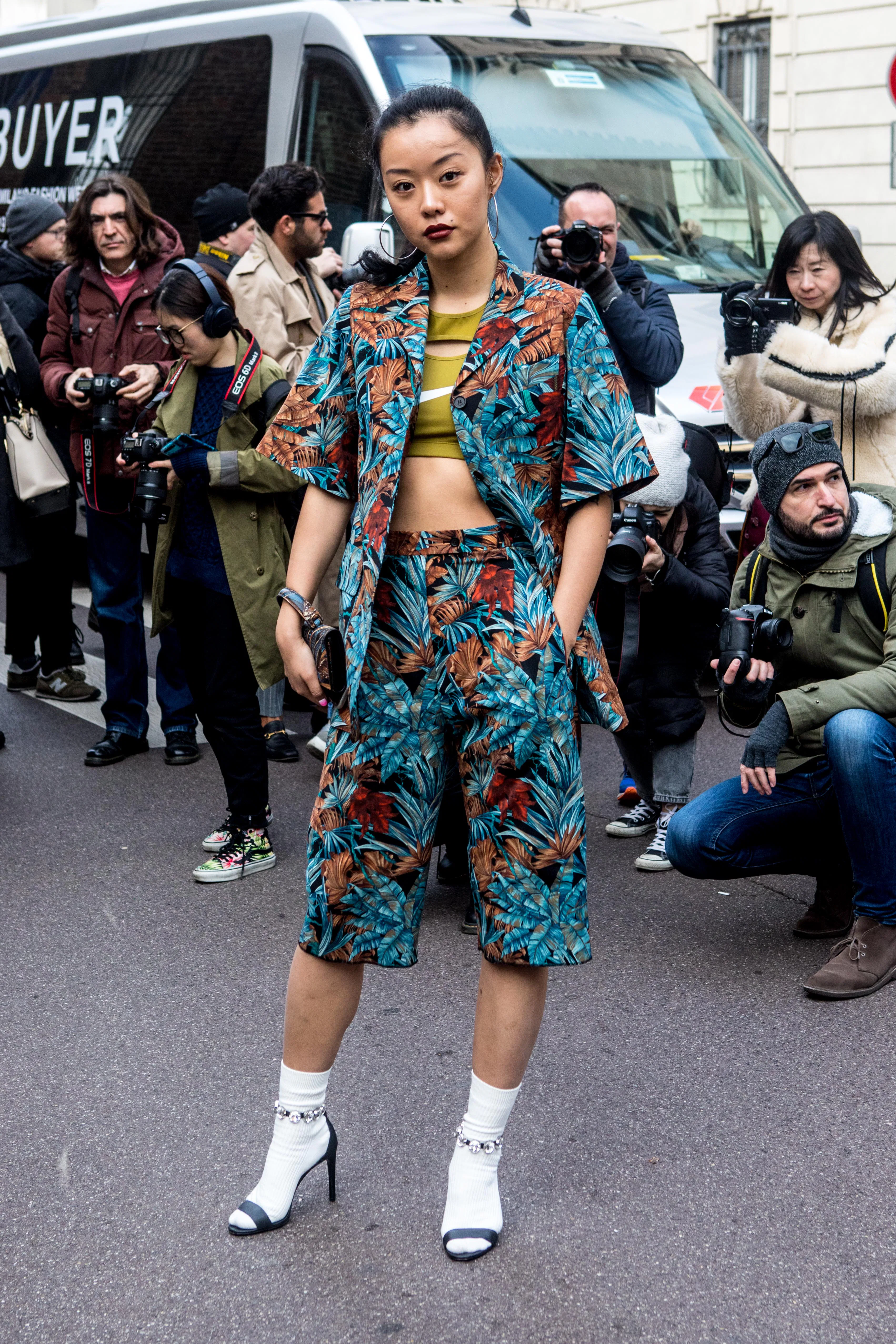 High-Waisted Trouser Shorts Should Be Your Go-To Style This Summer