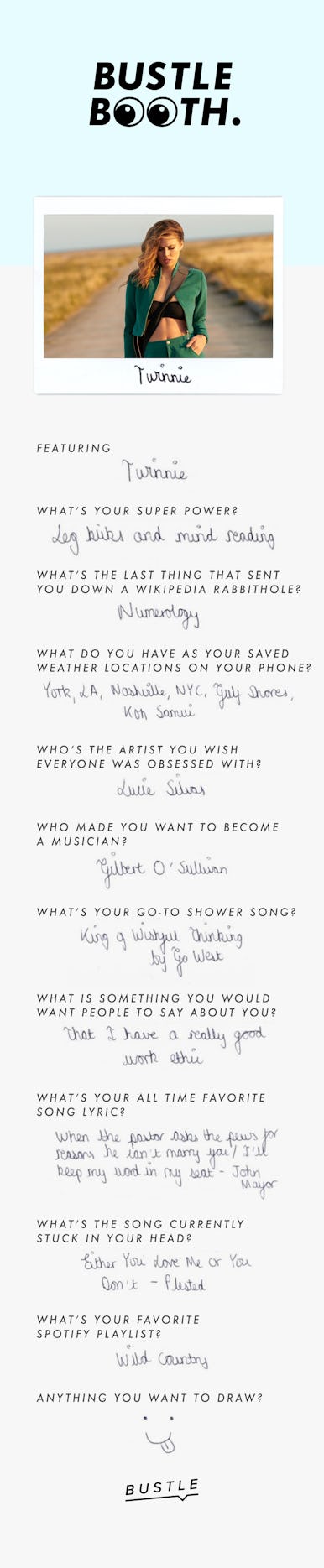 Country Singer Twinnie Takes On The Bustle Booth For Noisemakers