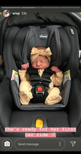 Arie & Lauren's Photos Of Baby Alessi At Home Are A Precious Look At ...