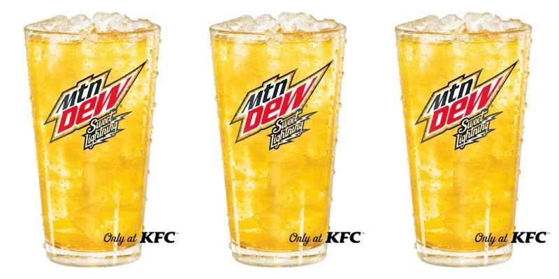 KFC's Mountain Dew Sweet Lightning Is A New Flavor Exclusive To The Chain