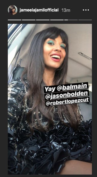 Jameela Jamil's 2019 MTV Movie & TV Awards Red Carpet Look Featured The ...