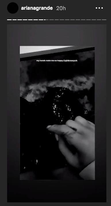 Ariana Grande's New Finger Tattoo May Actually Be Cover-Up Ink