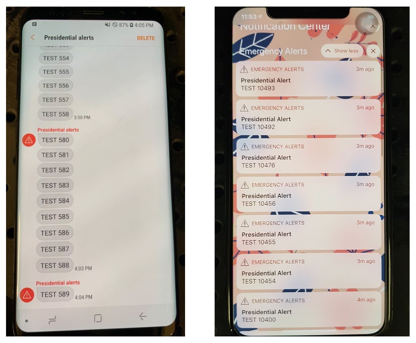 Fake emergency alert texts could be sent by exploiting wireless network ...