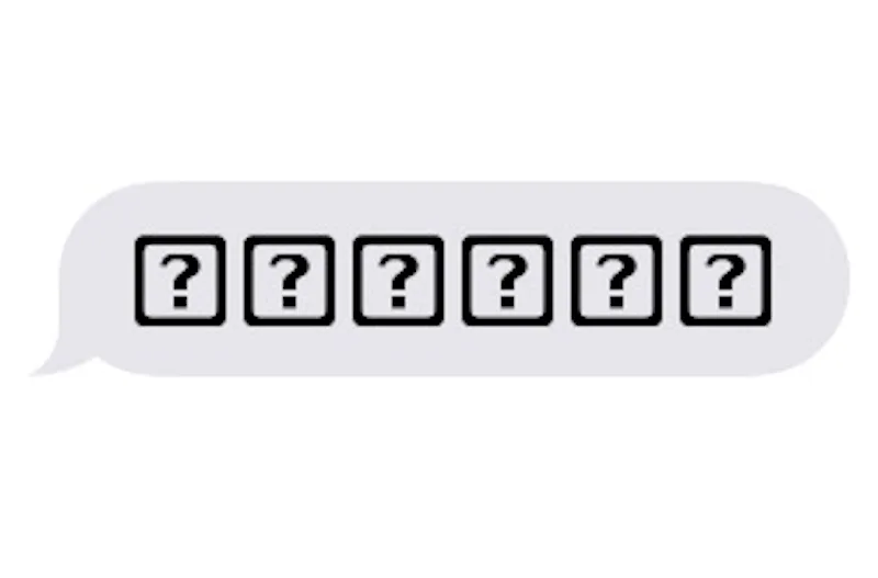 What Does The Emoji Question Mark In A Box Mean What Does The Emoji Question Mark In A Box Mean