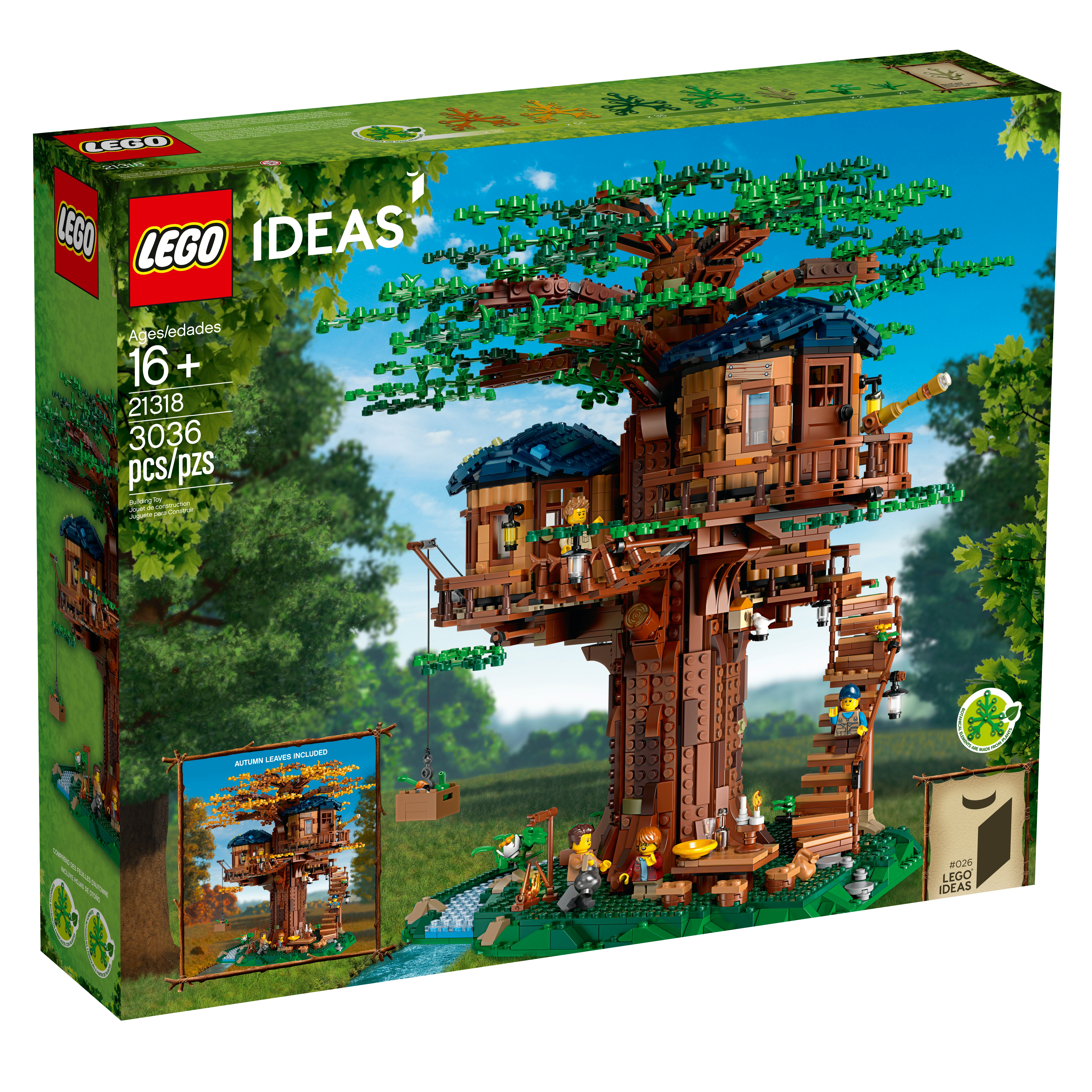 This LEGO Ideas Treehouse Is Over 3,000 Pieces & The Most Sustainable ...