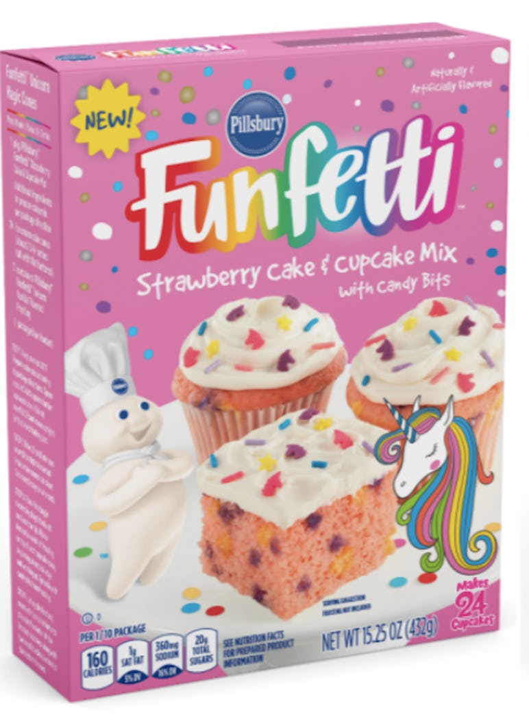 Unicorn Funfetti Mix From Pillsbury Is A Magical Millennial Pink Mood