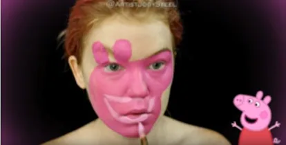 This Peppa Pig Makeup Tutorial Is Either Terrifying Or Genius — You Decide