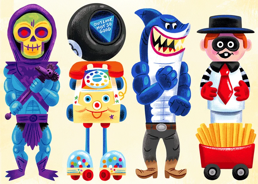 Ingenious Art Inspired by Mattel Toys