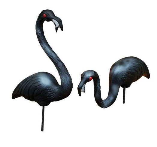 Zombie Flamingo Halloween Decorations Are Here To Make Your Lawn Extra ...