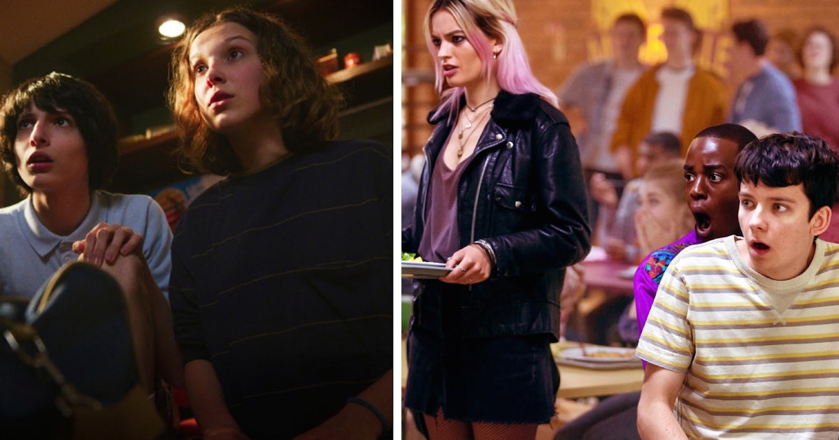 Are Stranger Things And Sex Education Doing A Crossover A Recent Insta Post From Netflix Has 9476