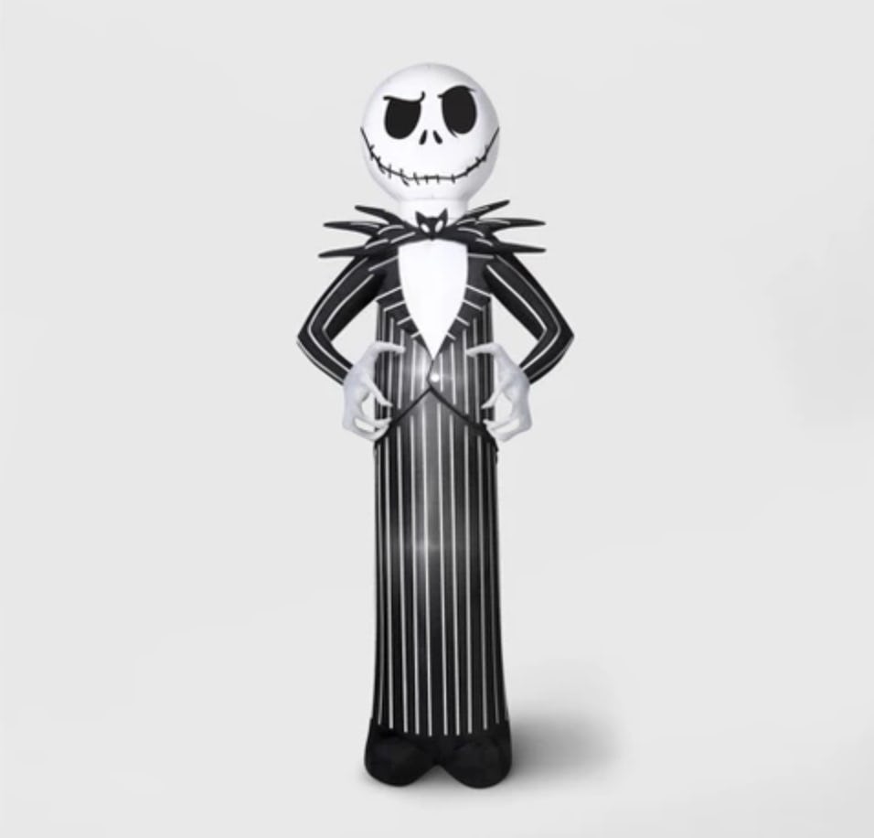 This Jack Skellington Inflatable Decoration Is Disney Halloween Goals