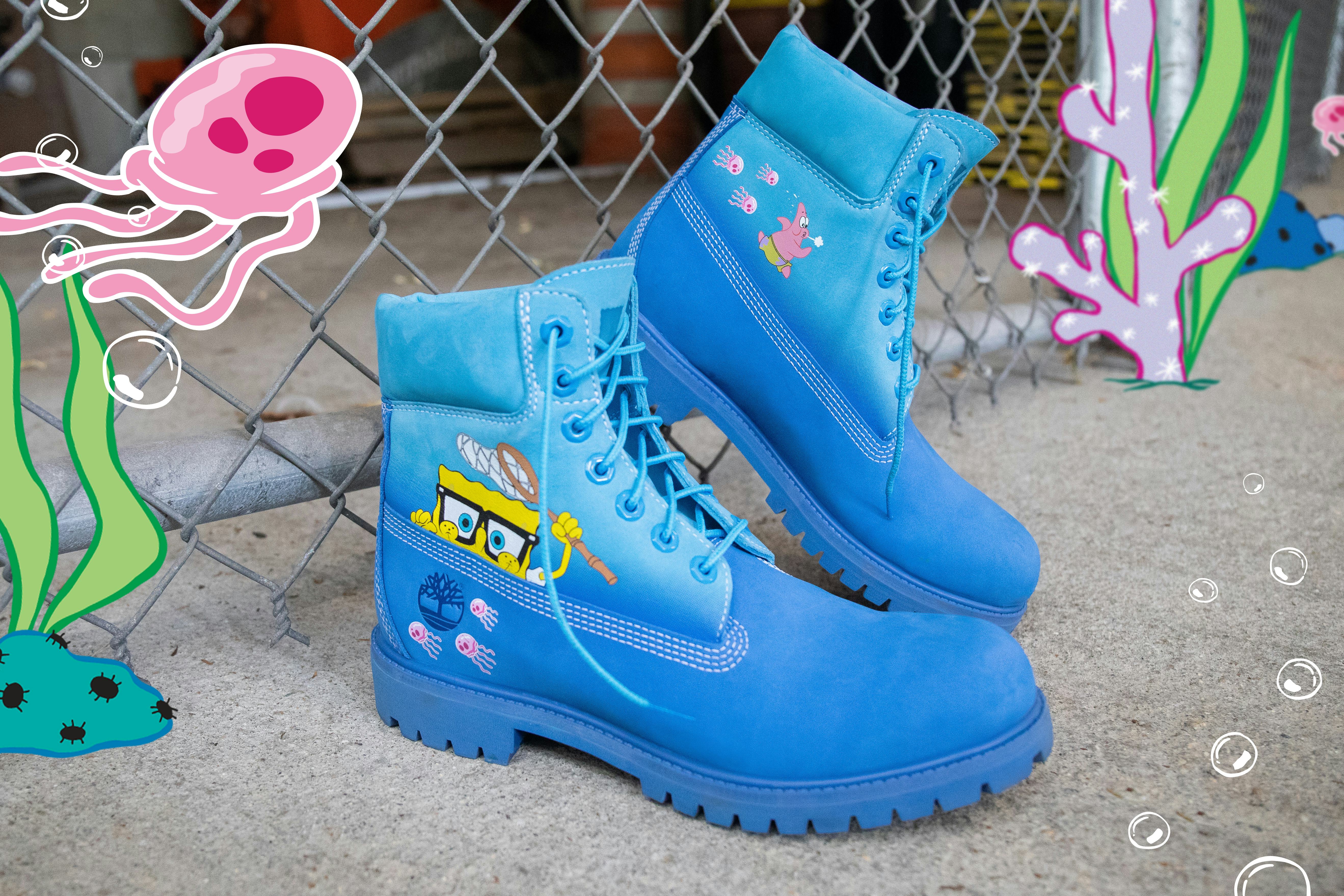 SpongeBob Squarepants Timberland Collection Is Here In Honor Of The ...