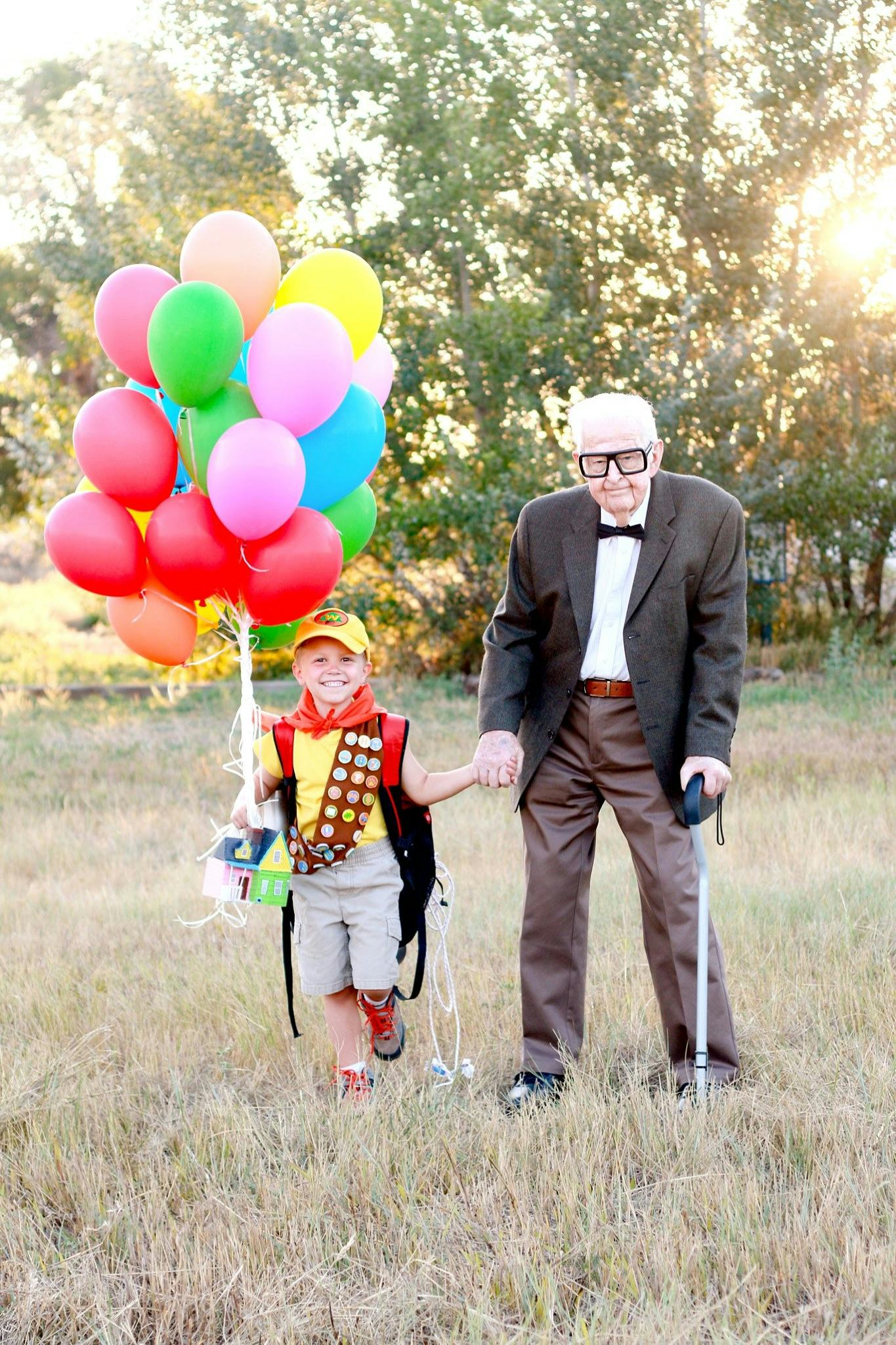 Boy & Great-Grandpa's "Up" Photo Shoot Is So Perfect, It Will Hit You ...