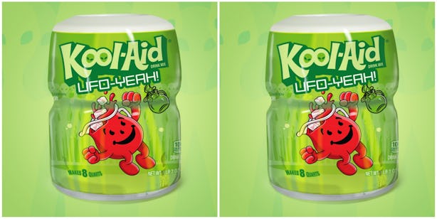 Kool-Aid's “UFO-Yeah Intergalactic Green” Flavor Was Inspired By Area 51