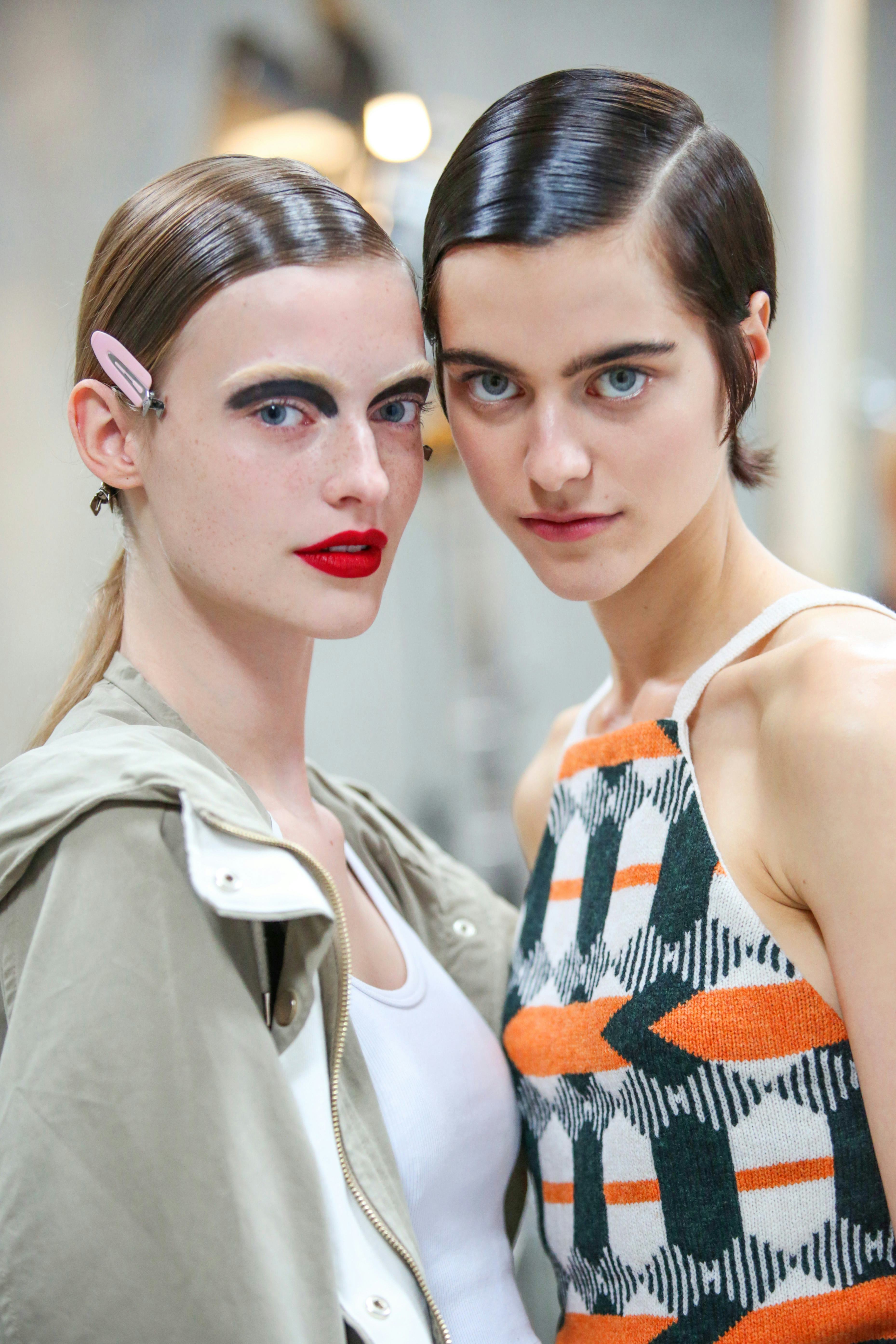 Prada’s Spring/Summer 2020 Hair & Makeup Was Part Grungy, Part Preppy ...