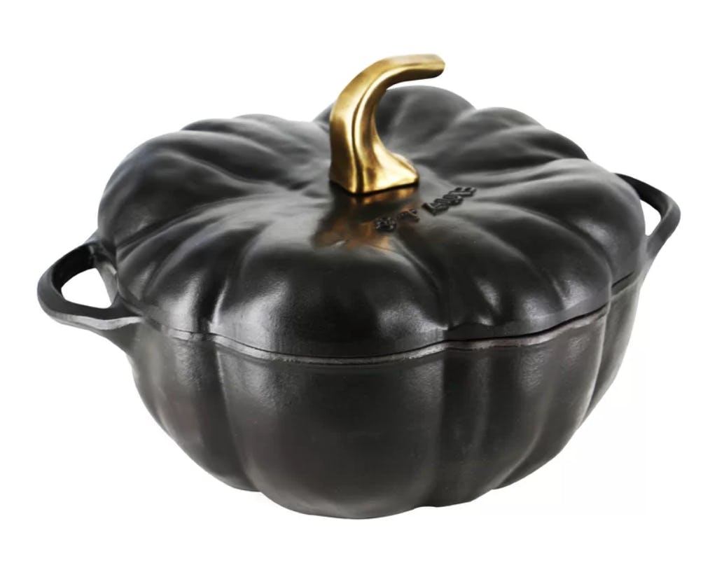 This Pumpkin-Shaped Dutch Oven Is Fall Food *Goals* & It's Currently On ...