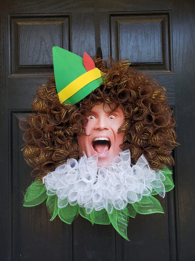 Buddy The Elf Wreaths Are The Ultimate In Holiday Decor