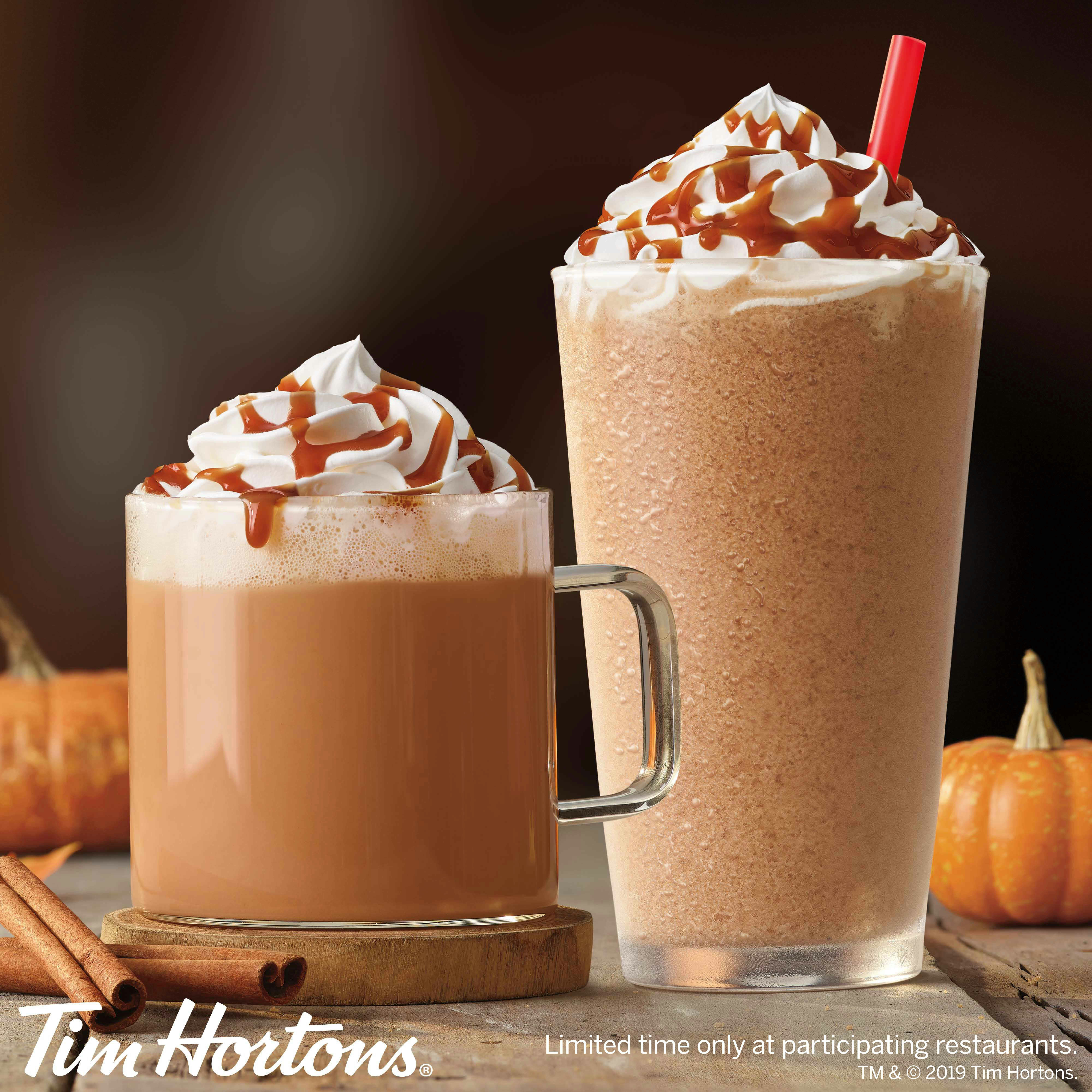 Tim Hortons’ Pumpkin Spice Menu For 2019 Includes Seasonal Lattes ...