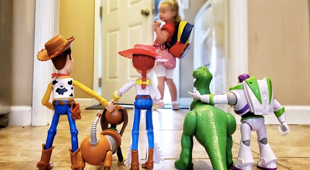 This First Day Of School Photo Idea Will Take 'Toy Story' Fans To ...