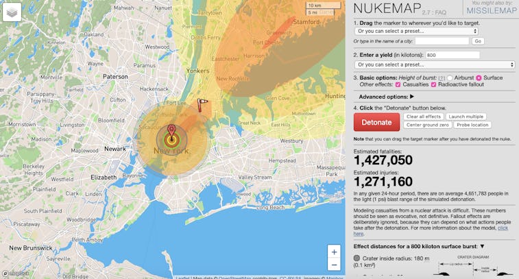Nukemap updates its casualty counts because your anxiety wasn't bad ...