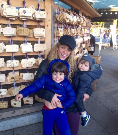 Photos Of Shakira With Her Kids Show A Super Sweet Family