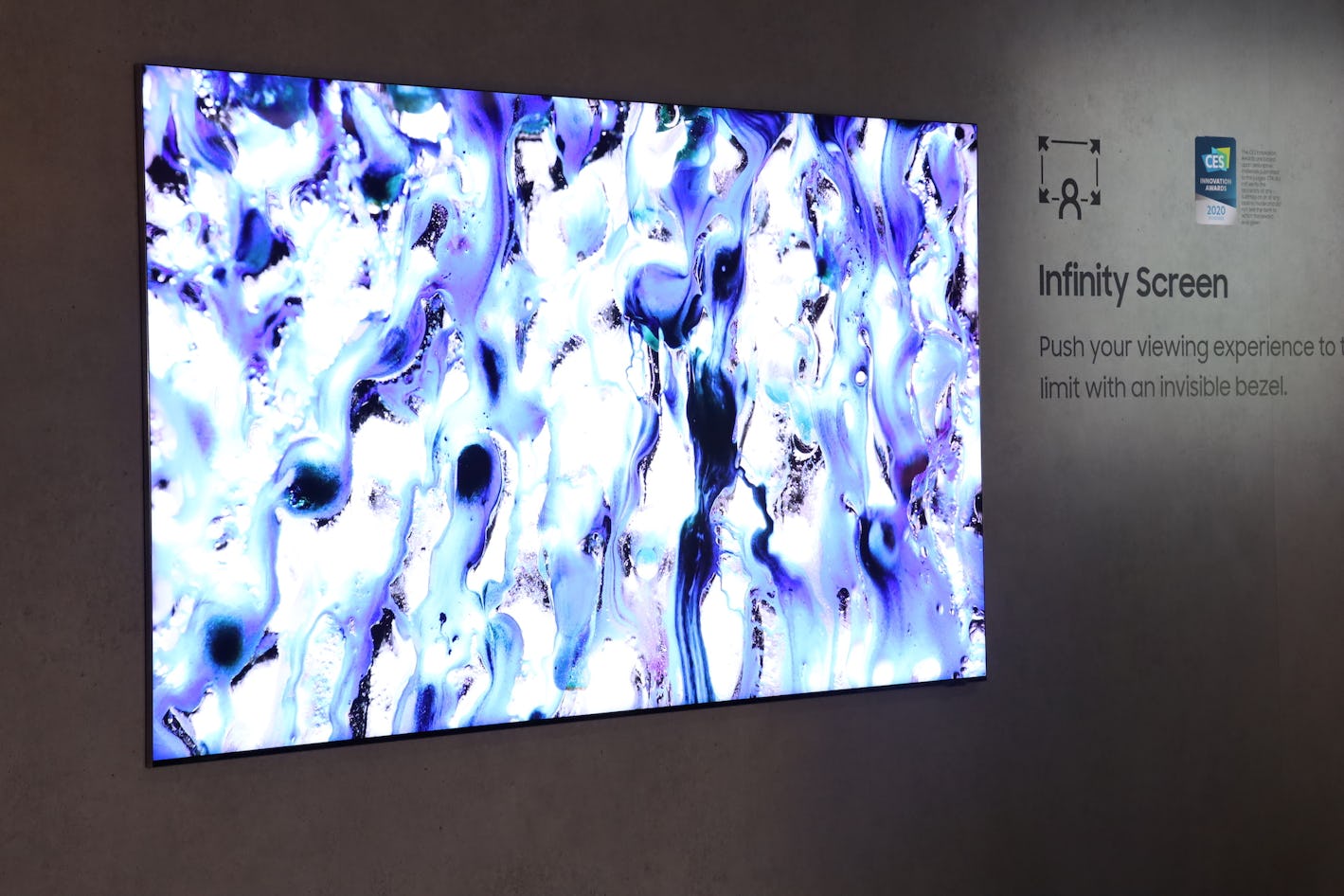 Samsung's "Q950" QLED 8K TV is almost bezel-less