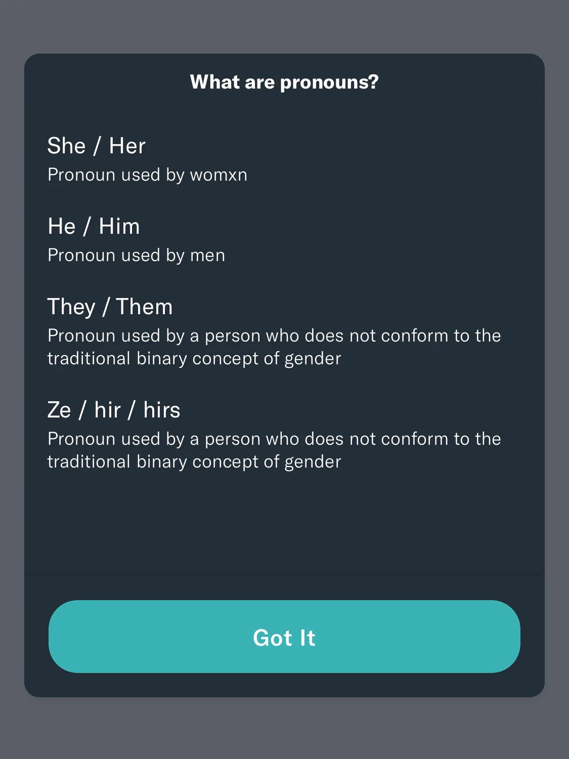 Here's Why You Should Put Your Pronouns In Your Dating App Bio, Even If ...