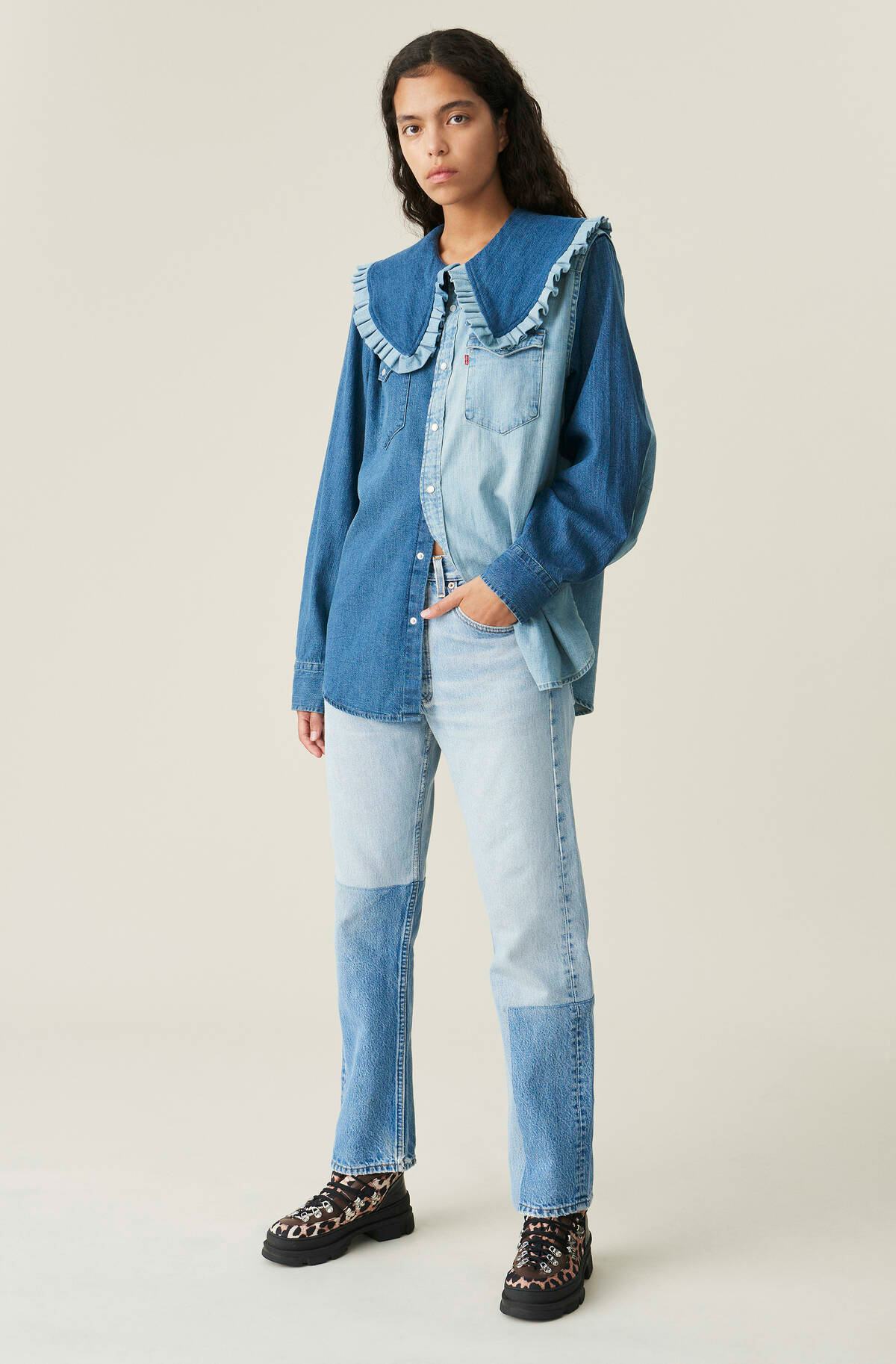 Statement Collar Tops With Ruffles, Ties, & More For Fall 2020