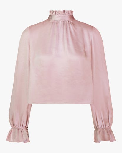 Statement Collar Tops With Ruffles, Ties, & More For Fall 2020