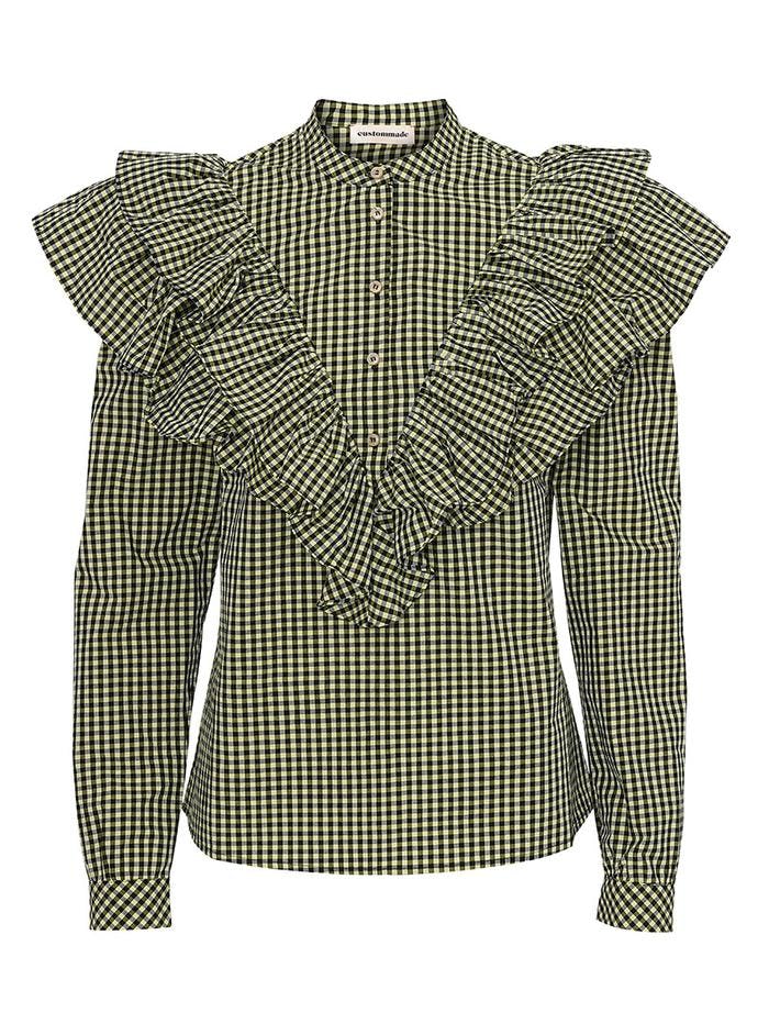 Statement Collar Tops With Ruffles, Ties, & More For Fall 2020